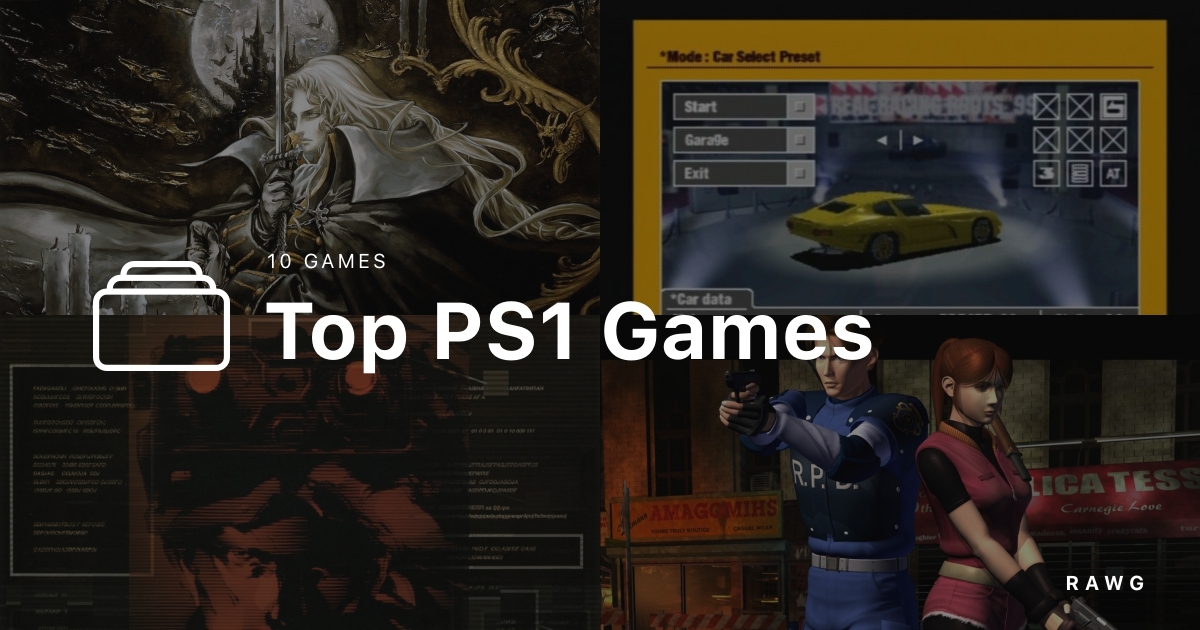 Top PS1 Games - a list of games by RAWG Editorial on RAWG