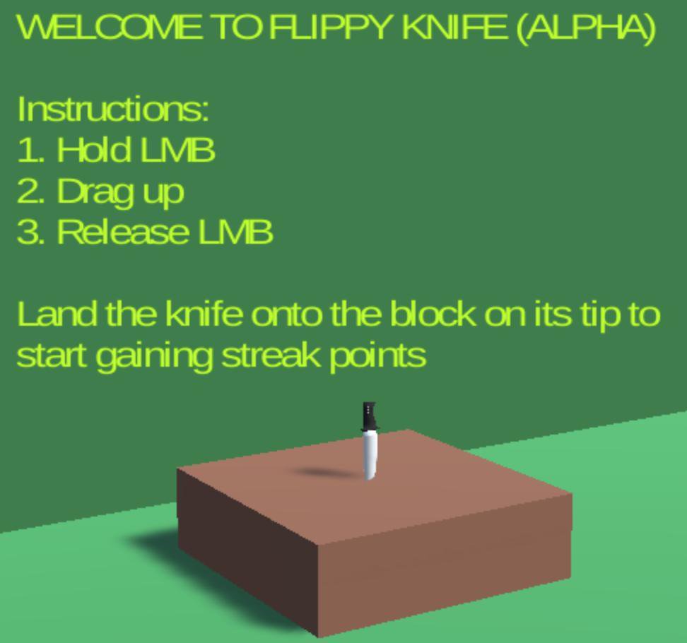 Flippy Knife Practice - release date, videos, screenshots, reviews on RAWG