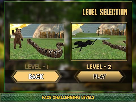 Real Anaconda Snake Simulator 3D: Hunt for wolf, bear, tiger & survive ...