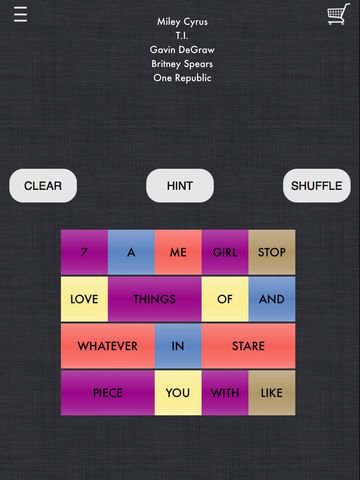 Song Board - The Musical Word Game - release date, videos, screenshots ...