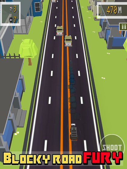 Blocky Road Fury - Free Car racing & shooting Game - release date ...