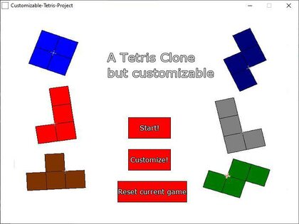 Customizable Tetris Clone screenshots • RAWG