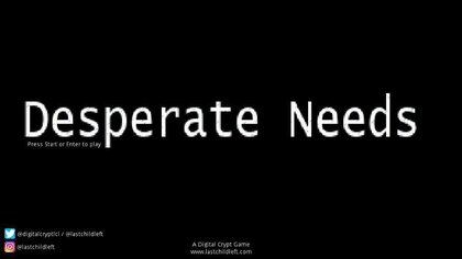 Desperate Needs - release date, videos, screenshots, reviews on RAWG