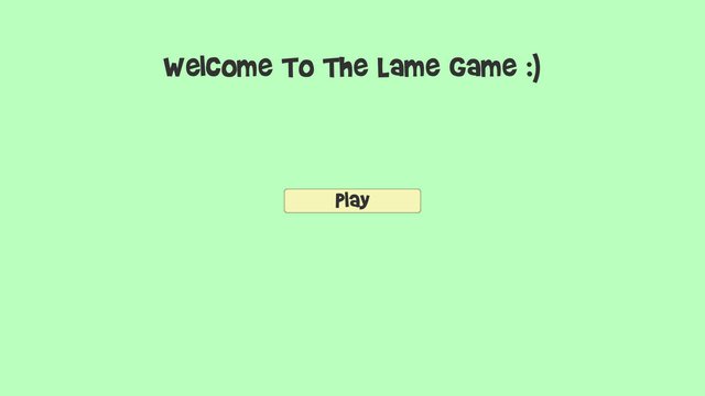 The Lame Game - release date, videos, screenshots, reviews on RAWG