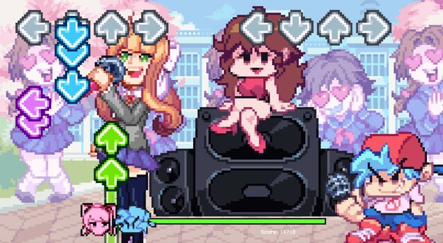 FNF - Vs. Monika Full Week - release date, videos, screenshots, reviews ...