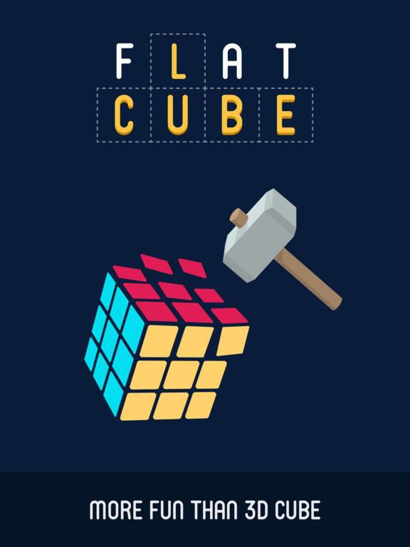 Flat Cube: 2D Cube Puzzle - release date, videos, screenshots, reviews ...