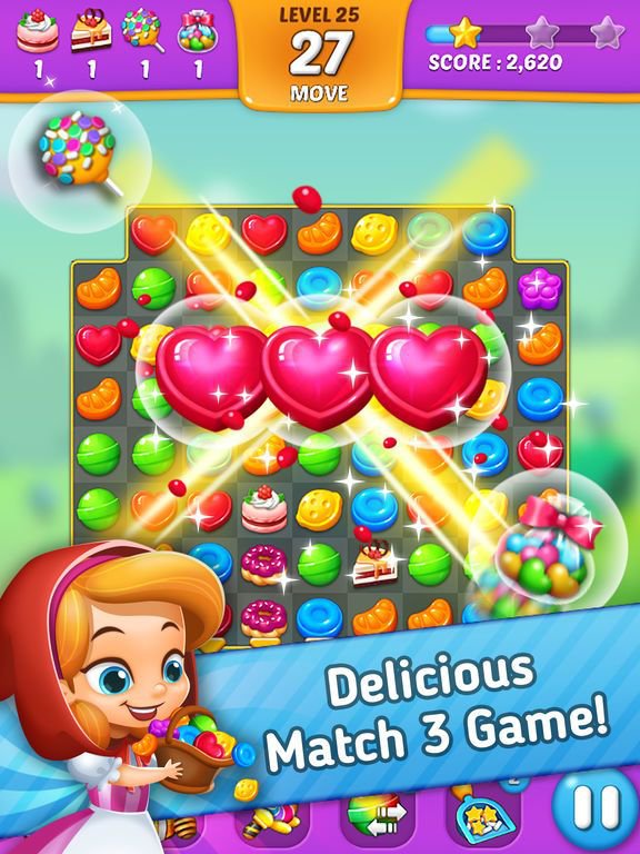 Lollipop: Sweet Taste Match3 - release date, videos, screenshots, reviews on RAWG