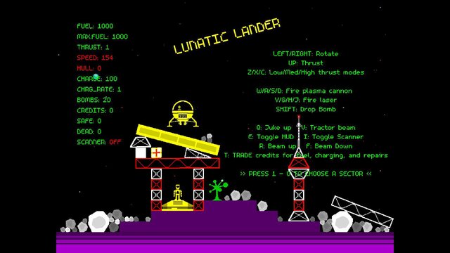 Lunatic Lander - release date, videos, screenshots, reviews on RAWG