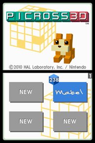 Picross 3D - release date, videos, screenshots, reviews on RAWG