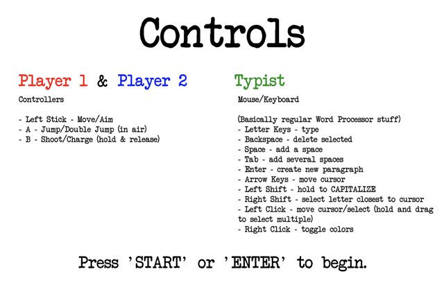Typewriter Fighter - release date, videos, screenshots, reviews on RAWG