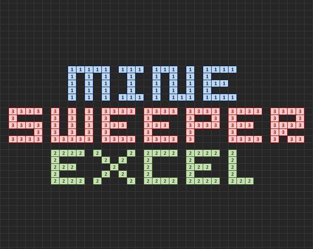 Minesweeper Excel - release date, videos, screenshots, reviews on RAWG