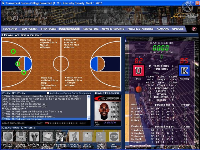 Tournament Dreams College Basketball - release date, videos, screenshots, reviews on RAWG