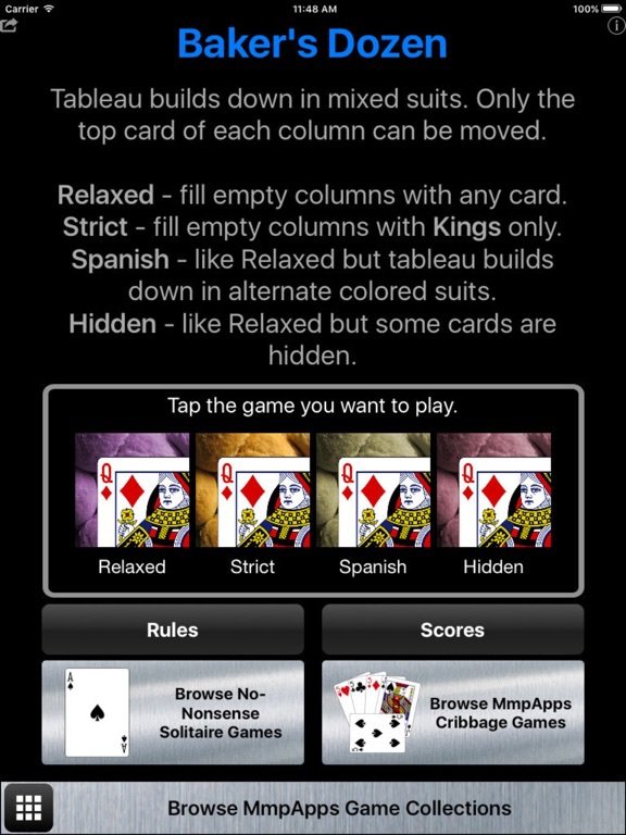 Baker's Dozen Solitaire - release date, videos, screenshots, reviews on ...